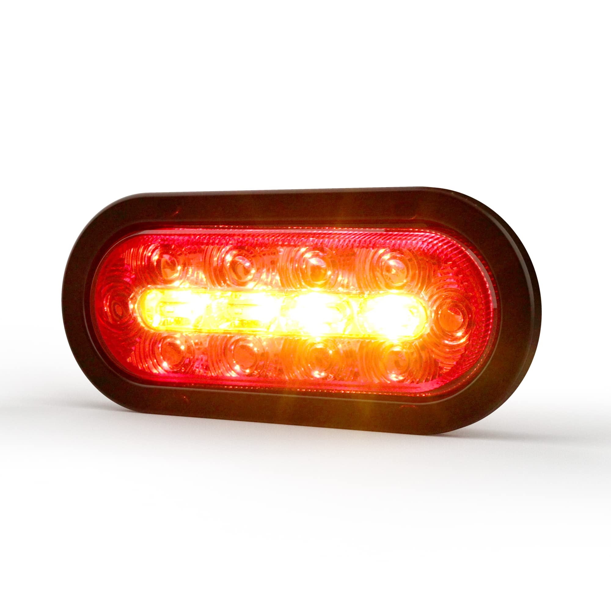 ECCO ED3060AW Stop-Tail-Turn-Reverse and Warning Light Combo 6" OVAL ...