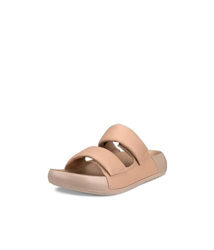 ECCO Women's Cozmo Two Band Platform Heeled Sandal, Nude, 7-7. 5 ...