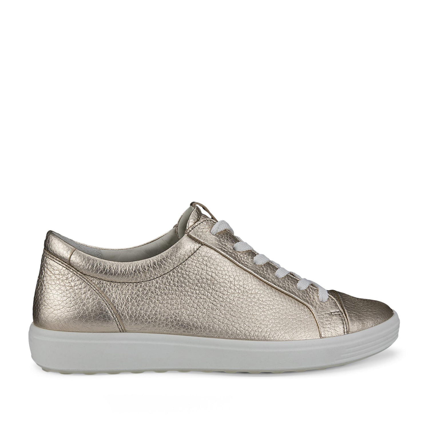 ECCO Women's Soft 7 Lace Up LX in Pure White Gold, 40 EU - Walmart.com