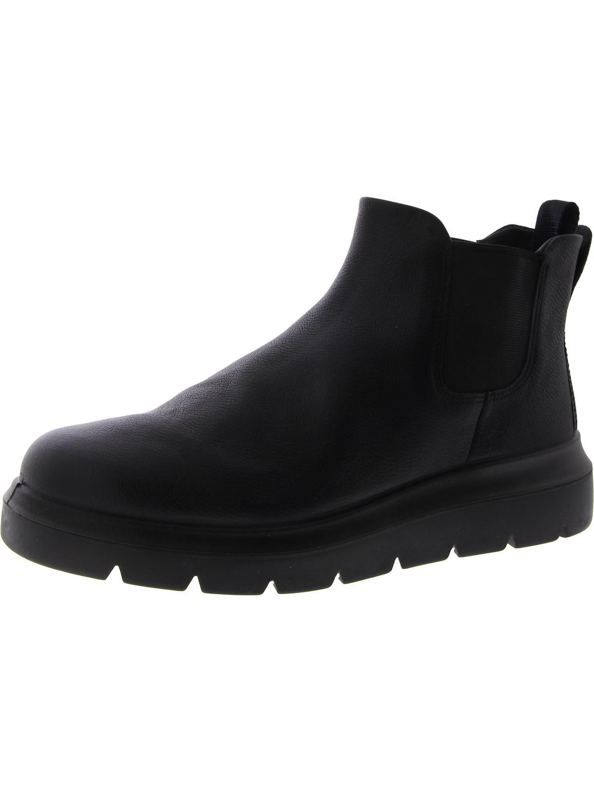 ECCO Womens Nouvelle Leather Pull On Chelsea Boots - Walmart.com
