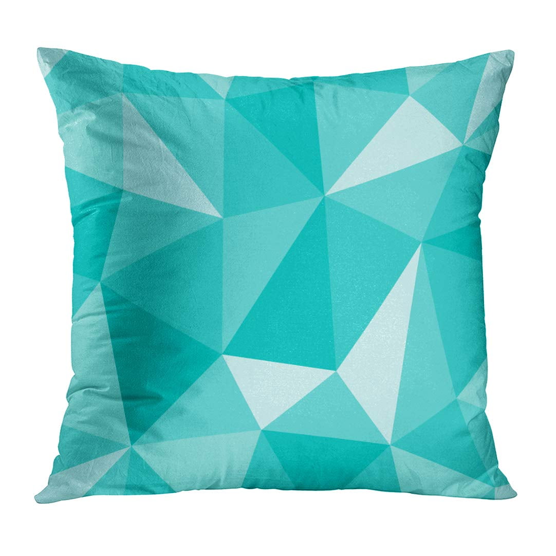 ECCOT Abstract Light and Dark Turquoise Triangles Pattern for Geometric ...