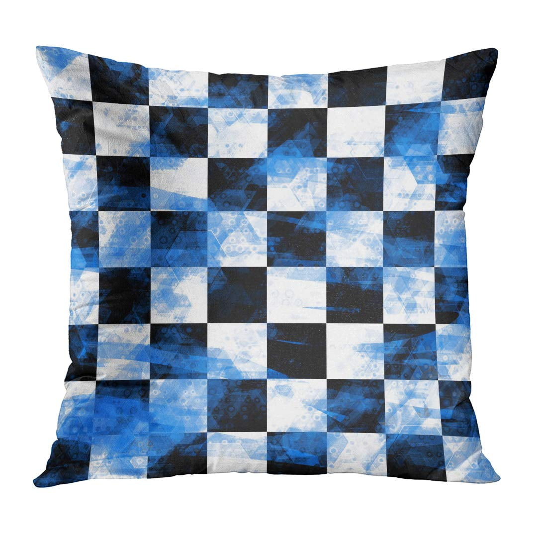 ECCOT Checkerboard Blue Chess White Abstract Abstraction Black Checker ...