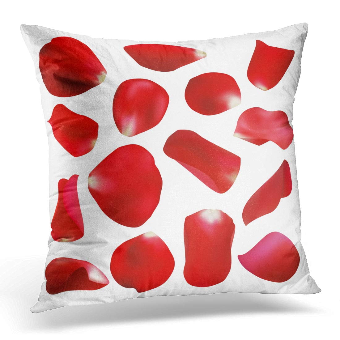 ECCOT Fallen Pink Flower Red Rose Petals White Purple Heart Anniversary ...