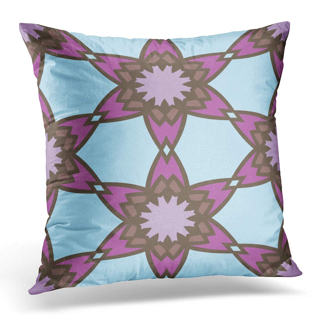 ECCOT Morrocan Floral Design Oriental Abstract Flowers Hexagonal ...