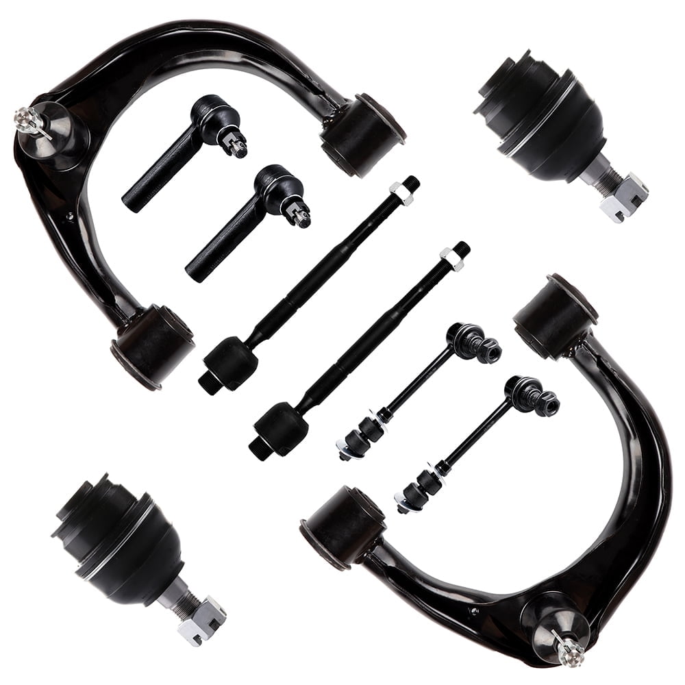 ECCPP 10pcs Upper Control Arm Inner Outer Tie Rod End Sway Bar Link ...