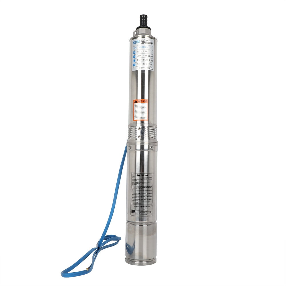 ECCPP 115V Deep Well Submersible Pump 1HP Water Pump 37GPM Borehole ...