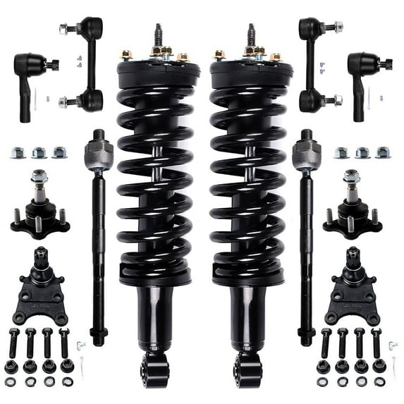 ECCPP 12PCS Front Complete Strut Spring Assembly Stabilizer Bar Link ...
