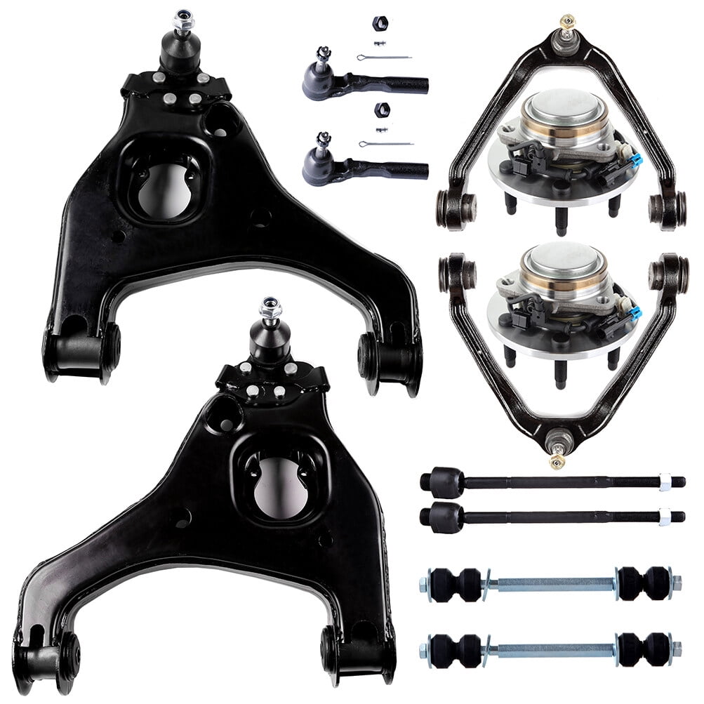 ECCPP - 12PCS Front Lower Control Arm Ball Joint Inner Outer Tie Rod End Sway Bar Link Wheel Hub ...