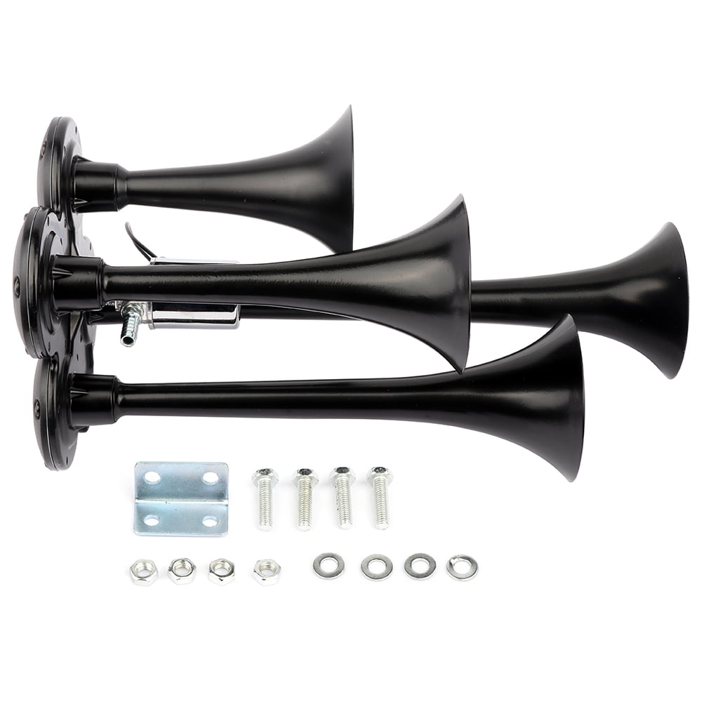 ECCPP 12V Powerful Loud 150db Air Horn 4 Trumpet Air Horn for Train Car ...