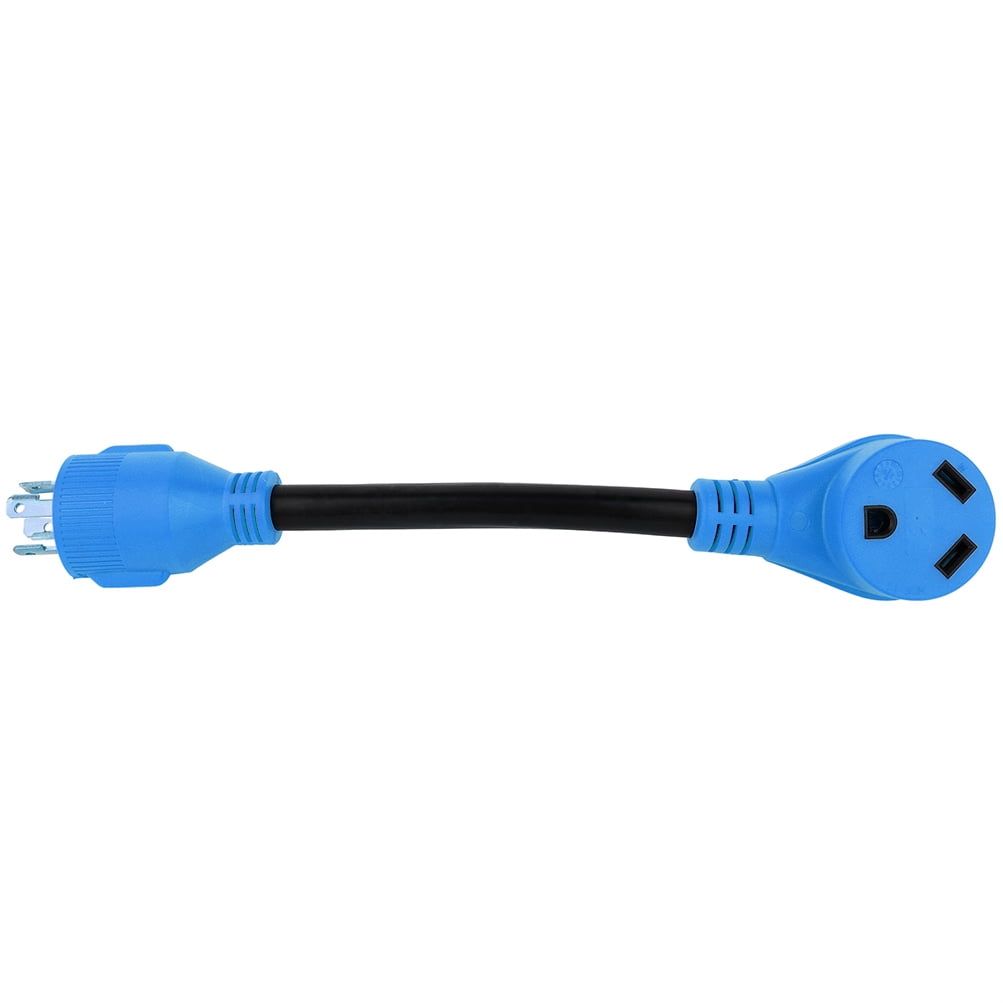 ECCPP 12inch 30amp Male 4-prong Plug to 30amp Female Heavy Duty RV ...