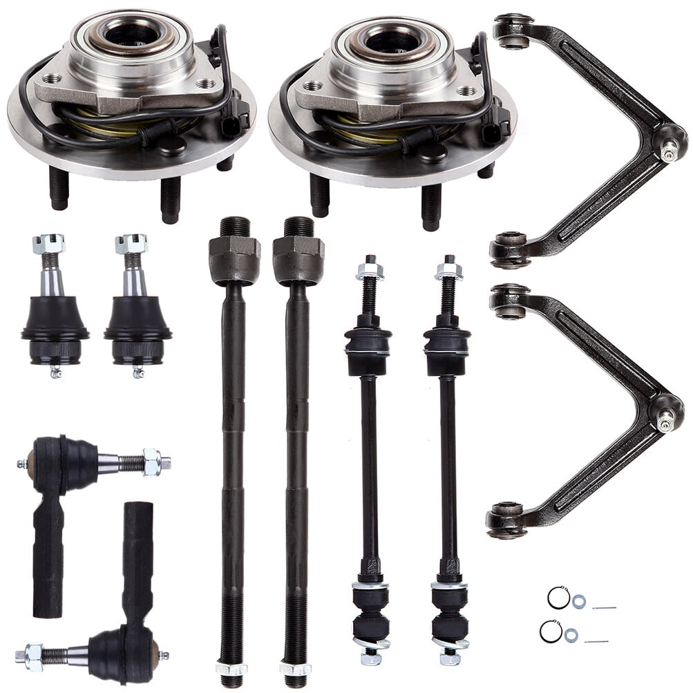 ECCPP 12pcs Upper Control Arm And Ball Joint Wheel Hub Bearing Inner ...