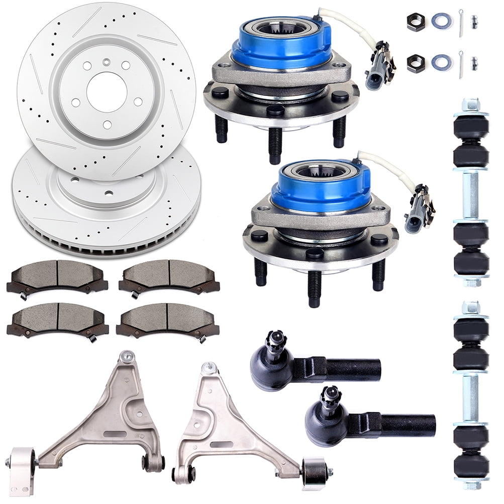 ECCPP - 14PC Front Lower Control Arm And Ball Joint Sway Bar Outer Tie ...