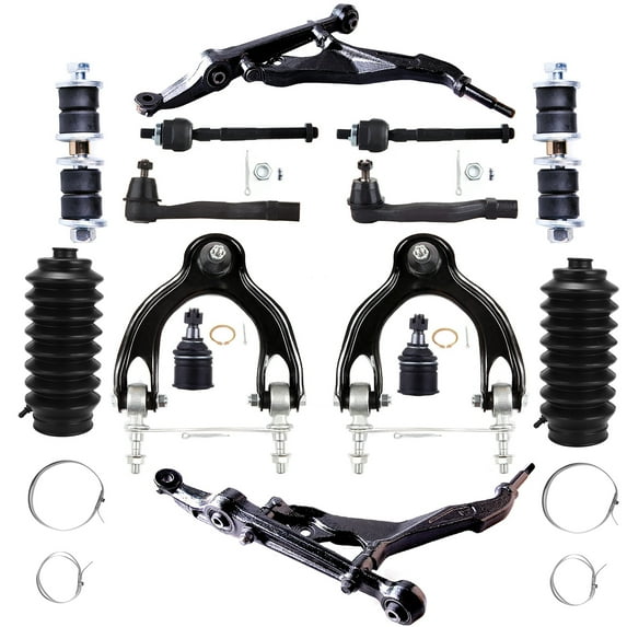 ECCPP - 14PC Lower Control Arm Upper Control Arm and Ball Joint Lower ...