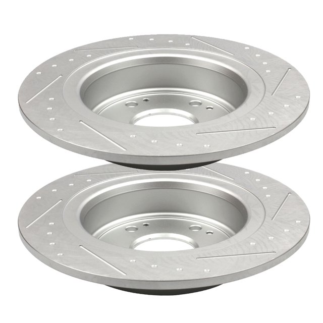 ECCPP 2 Rear Brake Rotors Fits Acura TSX Honda Accord Coupe Sedan Hybrid HR-V Plug In Fits ...