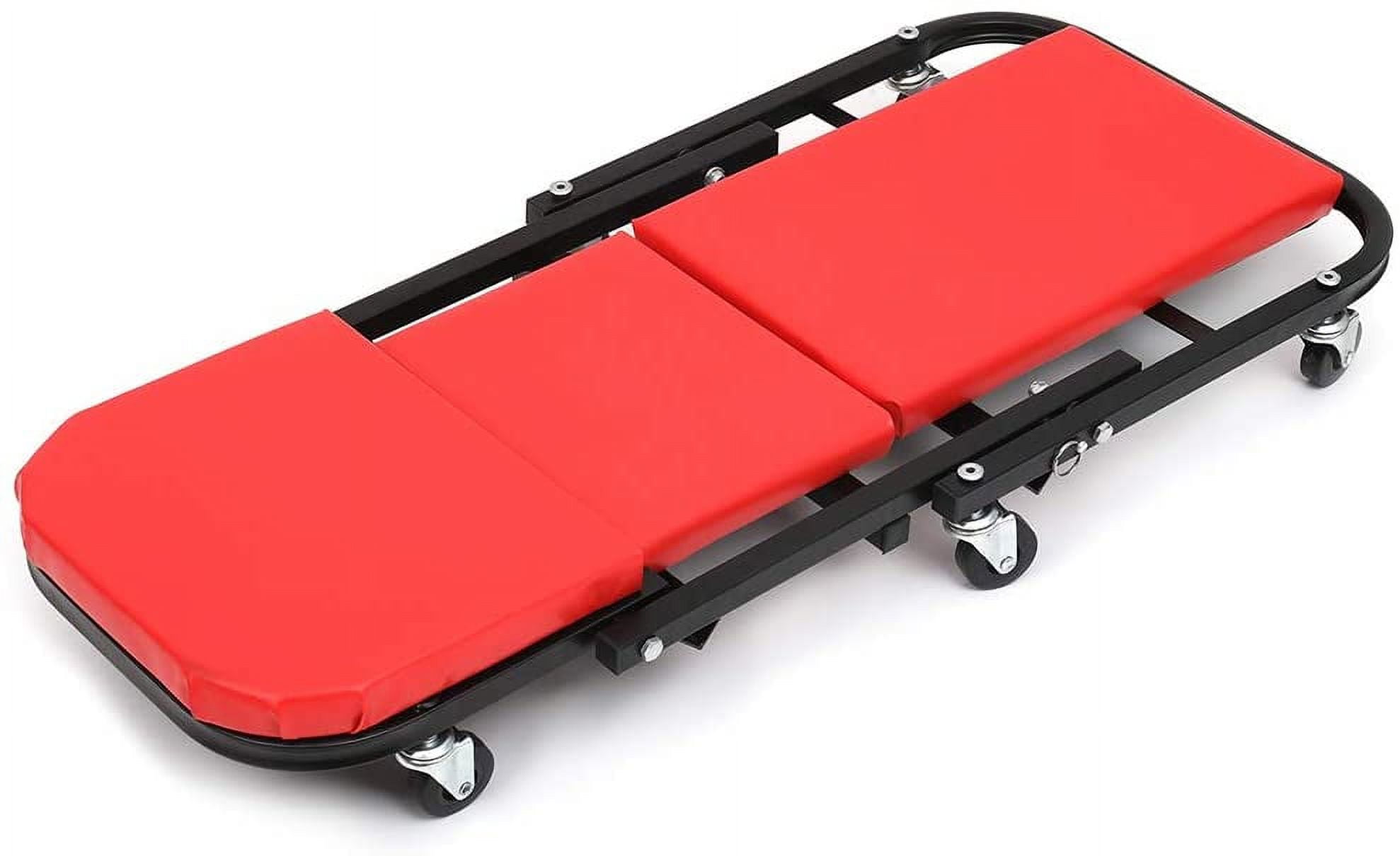 ECCPP 2 in 1 Foldable 36" Mechanics Z Creeper Seat Rolling Chair for ...