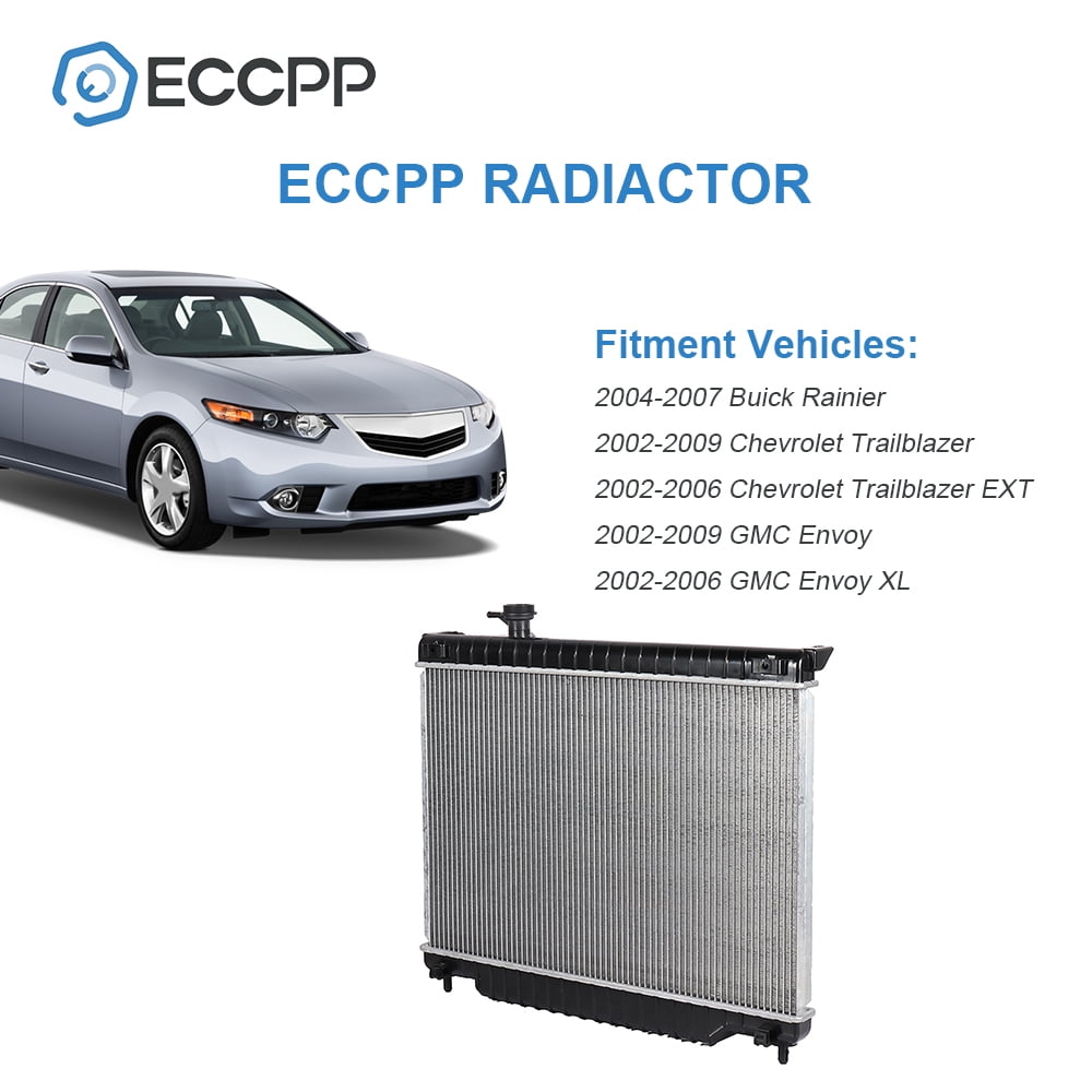 ECCPP 2458 Radiator fits for Trailblazer 2002 2003 2004 2005 2006 2007 ...