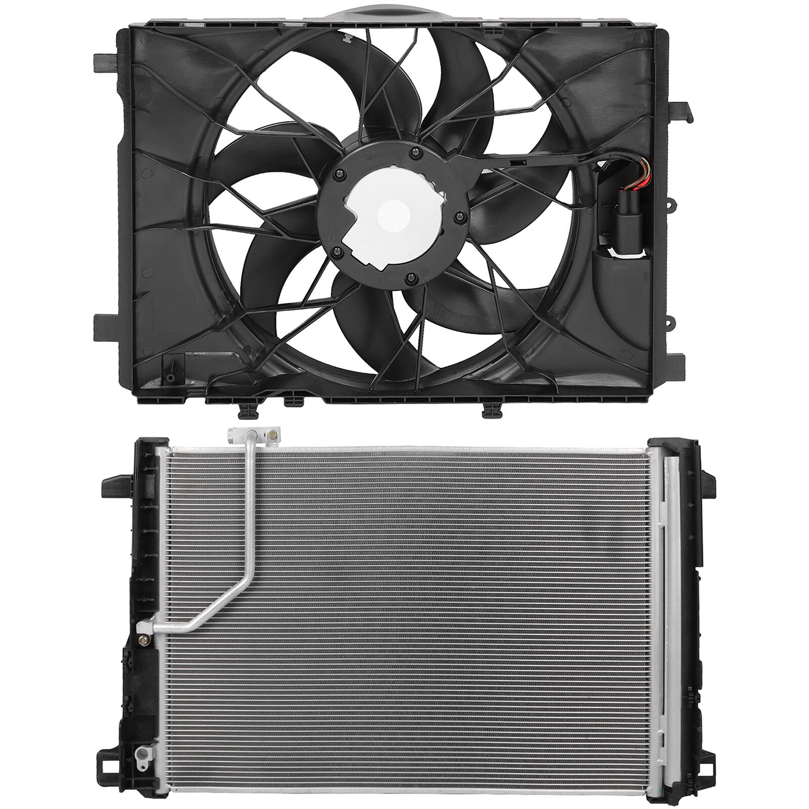 ECCPP 3760 Condenser 621-373 623130 Radiator Cooling Fan Assembly ...