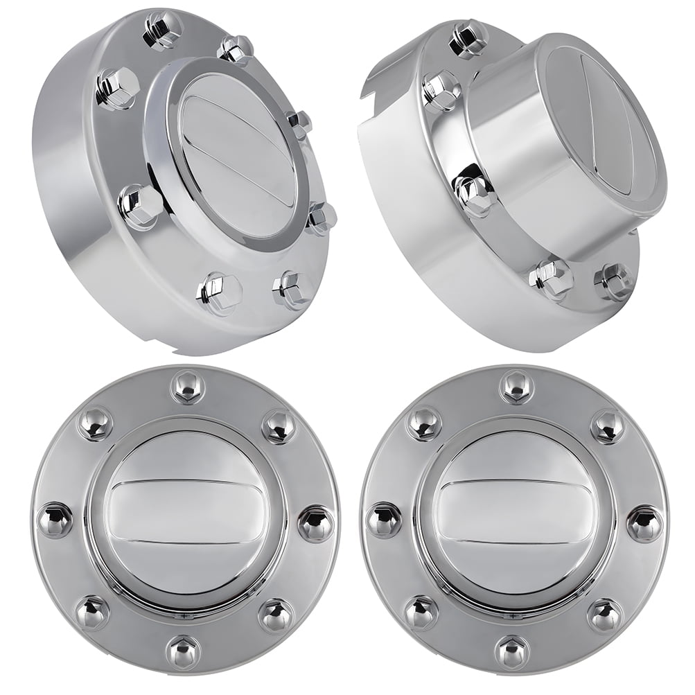 ECCPP 4PC Set 2 Front and 2 Rear Chrome 7 Wheel Hub Center Cap For 2011 ...