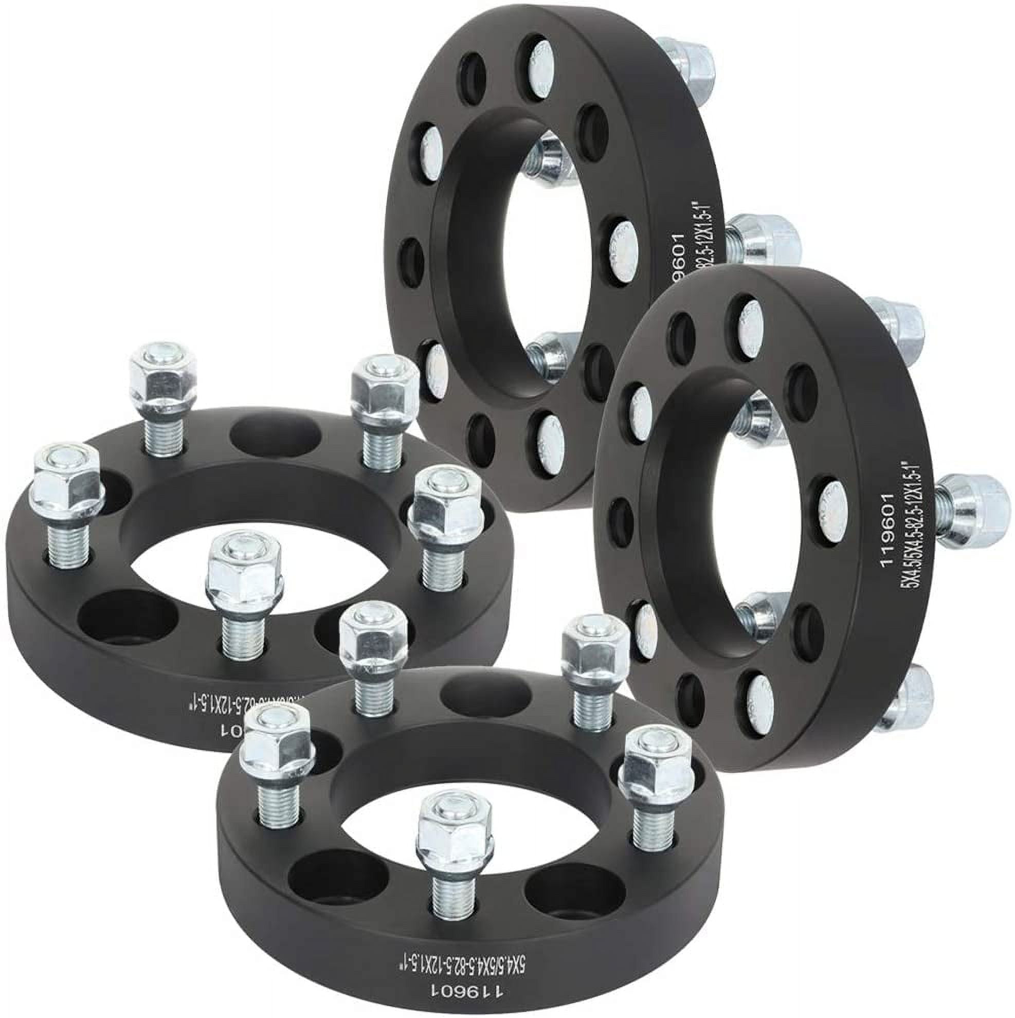 ECCPP 4PCS 5 Lug Wheel Spacers 5x4.5 to 5x4.5 12x1.5 82.5mm 1 ...