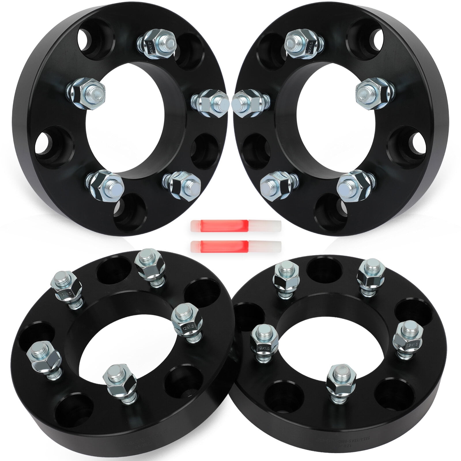 ECCPP 4PCS 5X5.5 to 5X4.5 Wheel Adapters Lug Centric 1.25" 5 Lug 12X1.5 ...