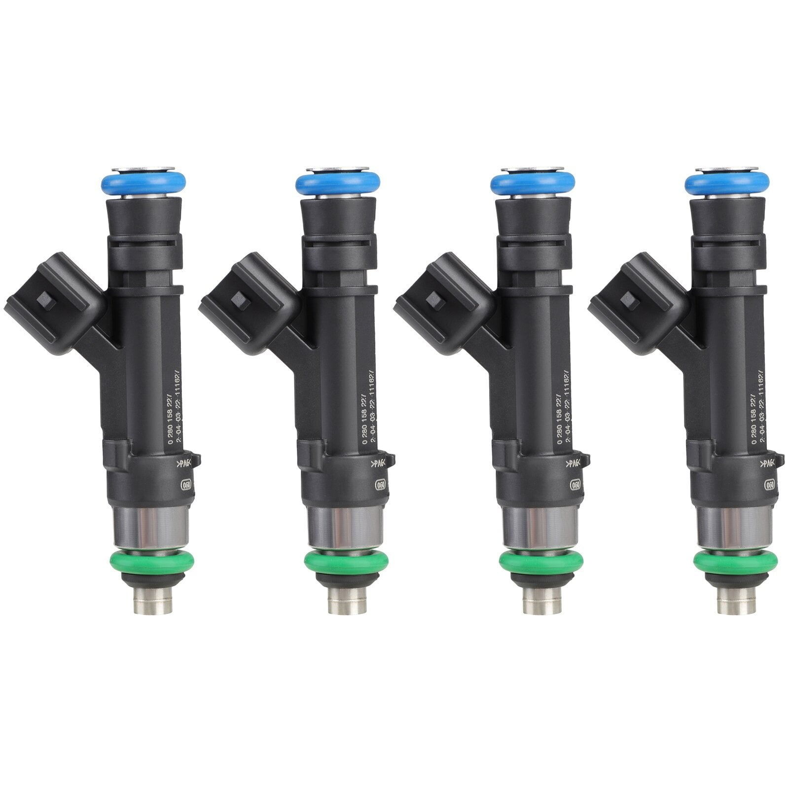 ECCPP 4Pcs 2 Holes High-Quality Fuel Injector Kits fit for 2013-2019 ...
