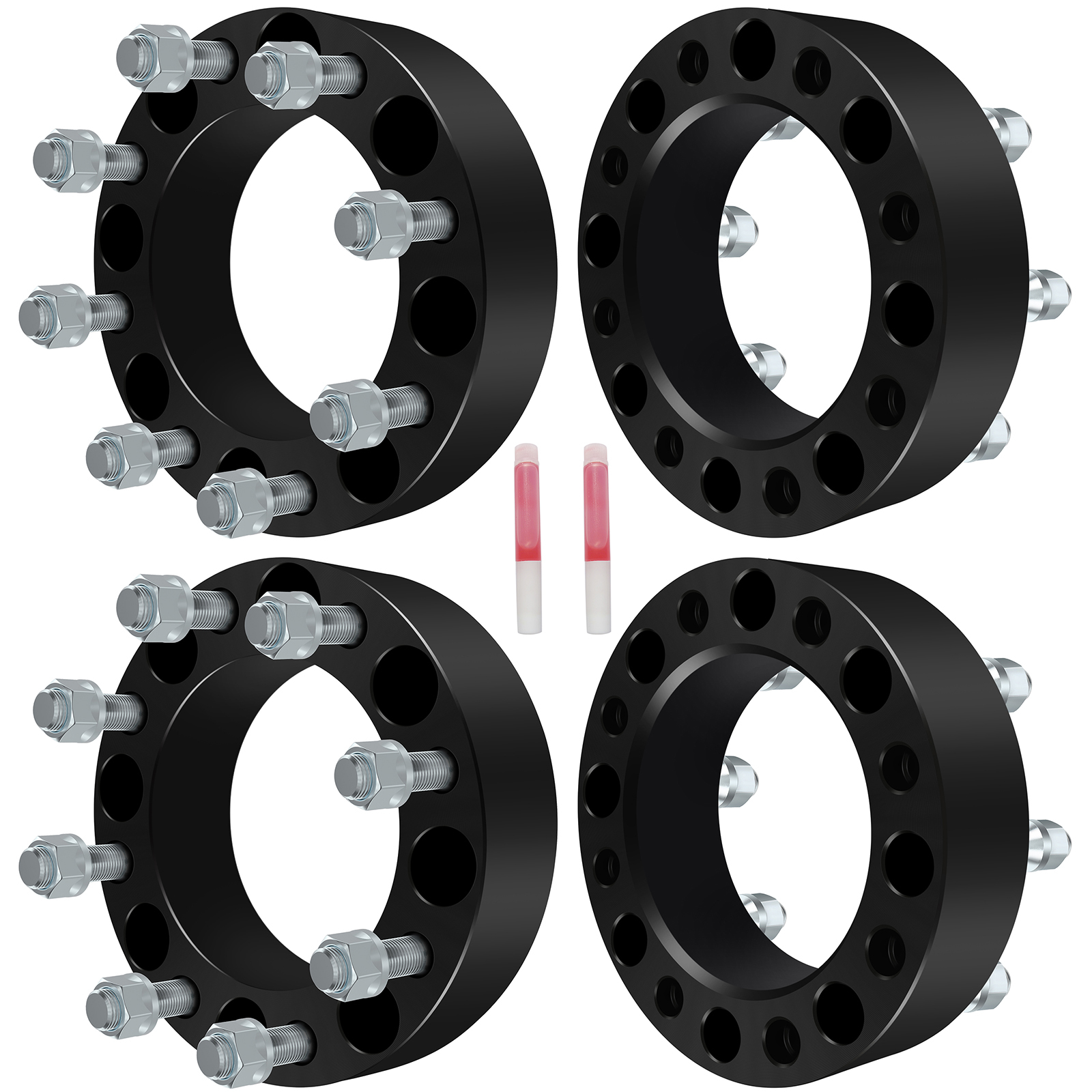 ECCPP 4X 8X170 Wheel Spacers 8 Lug 2" 50mm Thick 8x170mm to 8X170mm ...