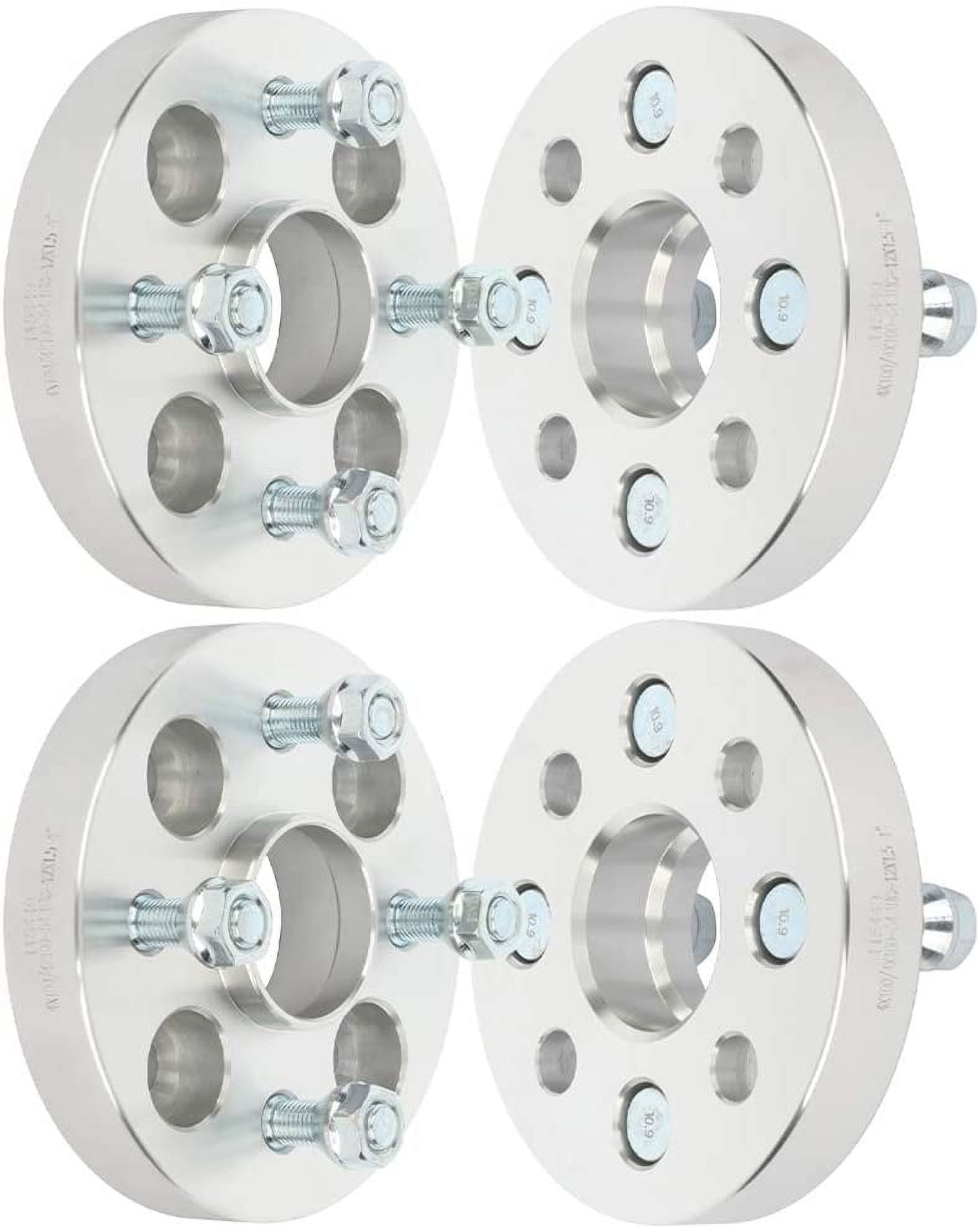 ECCPP 4pcs 4x100 Hub Centric Wheel Spacers Adapters 4 lug 1 inch ...