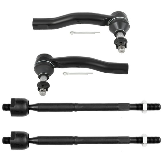 ECCPP 4pcs Front Inner Tie Rod End Front Outer Tie Rod End fit for 2004 ...