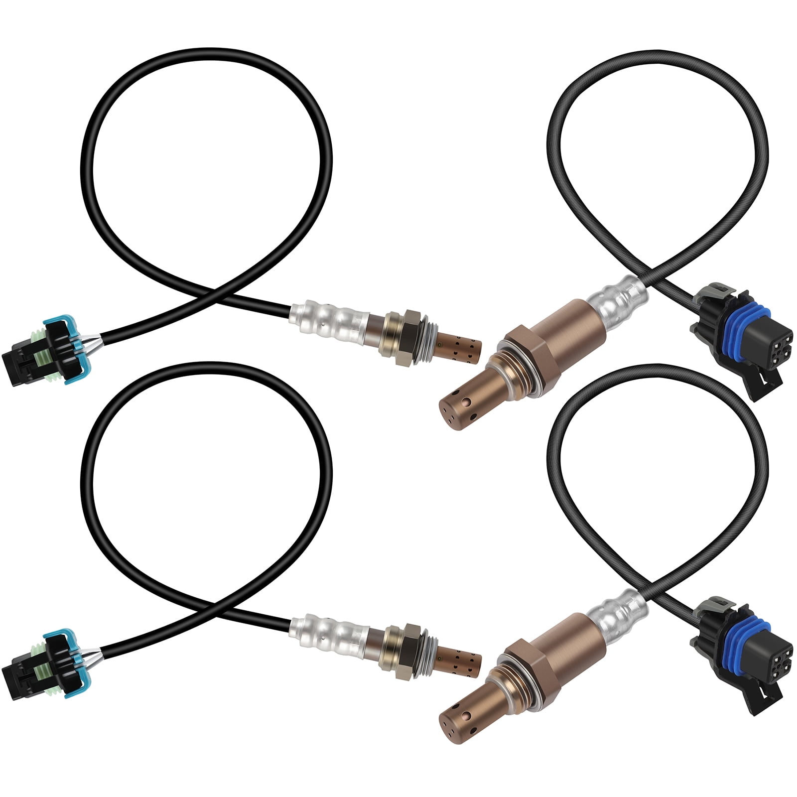 ECCPP 4x Oxygen Sensor Upstream Downstream SG1066 SG277 Replacement fit ...
