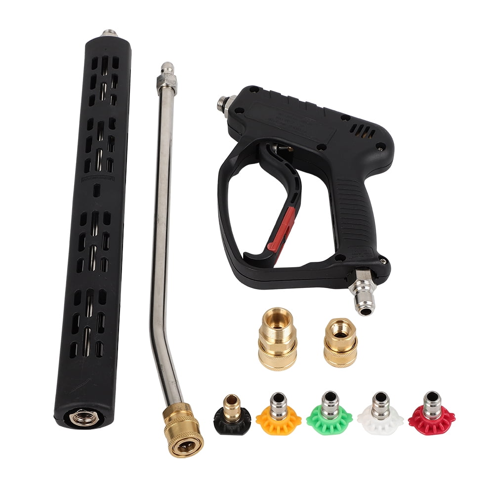 ECCPP 5000PSI 3/8 Pressure Washer Gun with Extension Wand Trigger ...