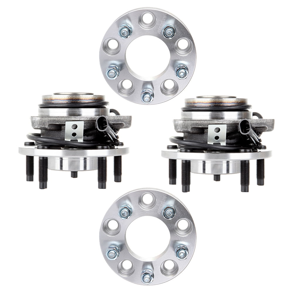 ECCPP 513124 2x Front Wheel Hub Bearing Assembly 5 Lugs W/ABS+1" 5 lug ...