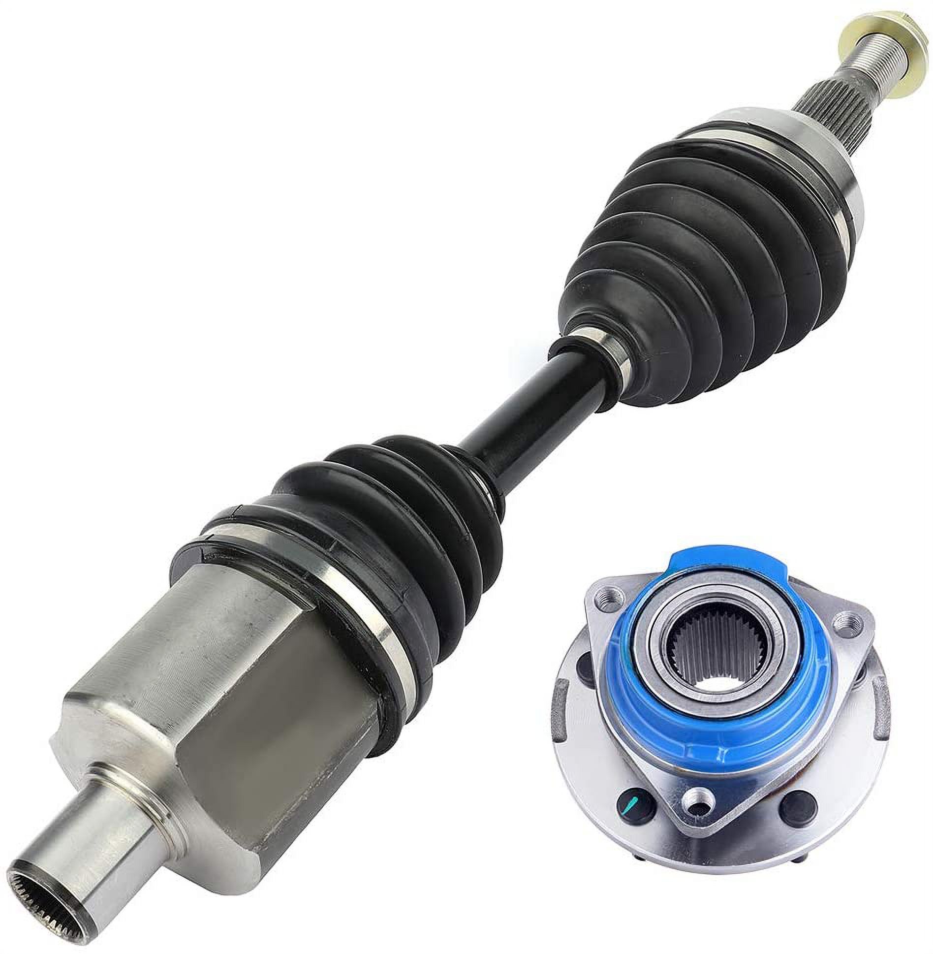 ECCPP 513203 Wheel Hub and Bearing & CV Axle Shaft Assembly fit For ...