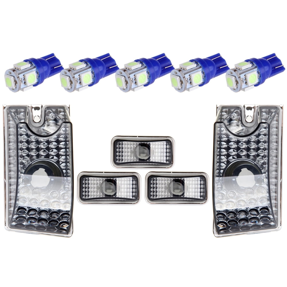 ECCPP 5pcs Smoke Cab Marker Light Cab Roof Running Top Clearance Marker ...