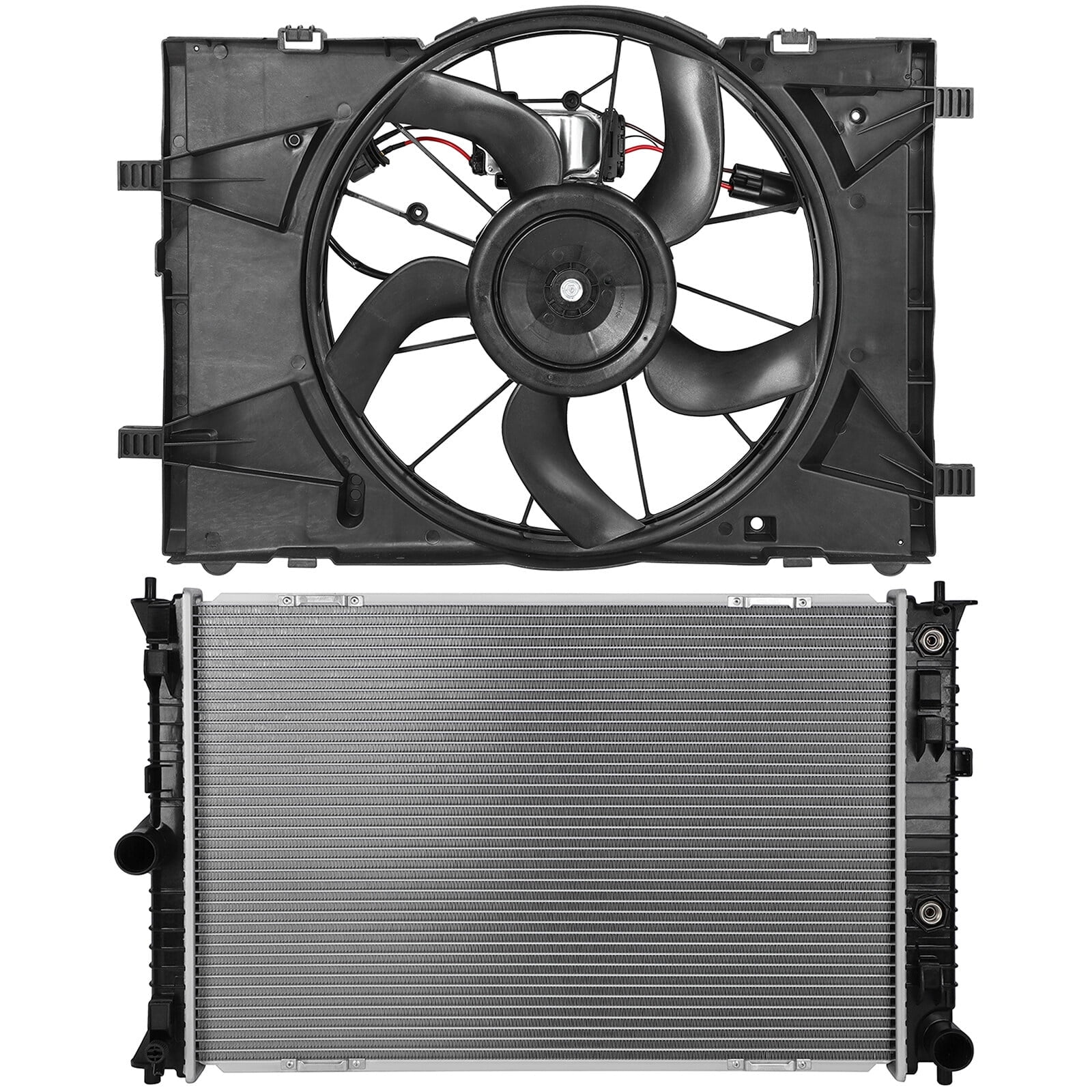 ECCPP 621-445 Cooling Fan 13187 Radiator Replacement for 2010-2012 for ...