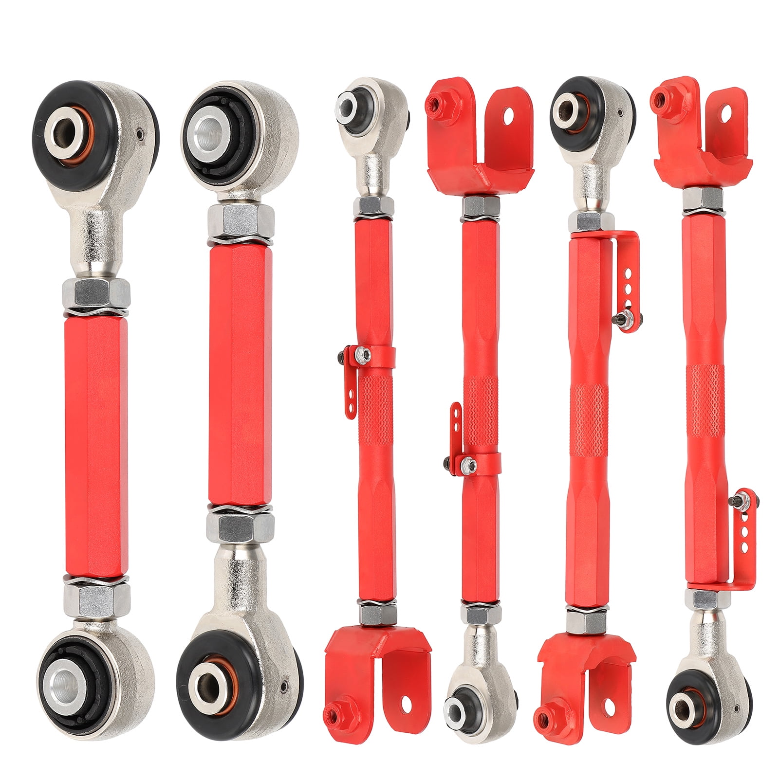 ECCPP 6PC Adjustable Rear Control Camber Arms Adj. +/- 3 Rear Set-back ...
