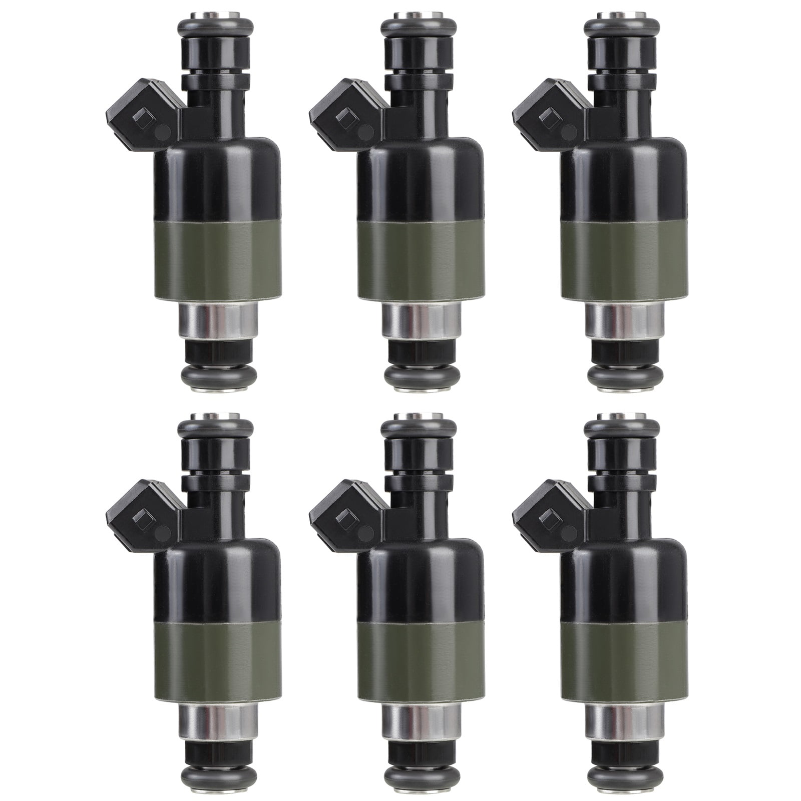 ECCPP 6Pcs 4 Holes High-Quality Fuel Injector Kits fit for 1994-1999 ...
