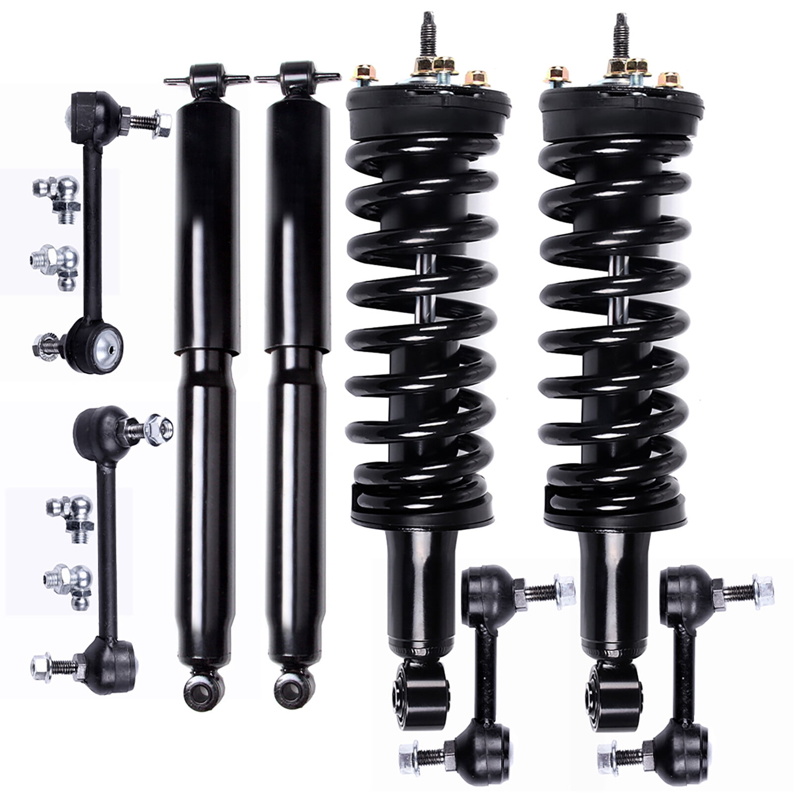ECCPP 8PCS Front Complete Struts Assembly Rear Shock Absorber ...