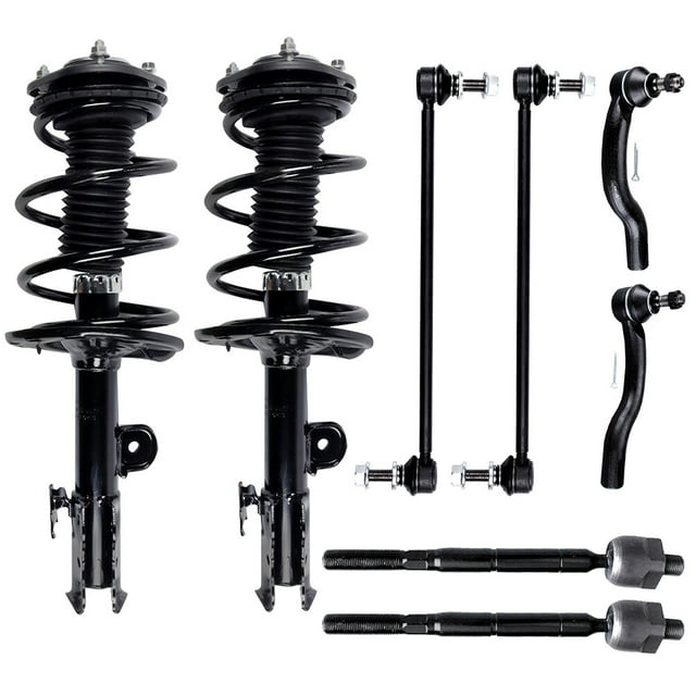 ECCPP 8PCS Front Complete Struts Assembly Stabilizer Bar Link Tie Rod ...
