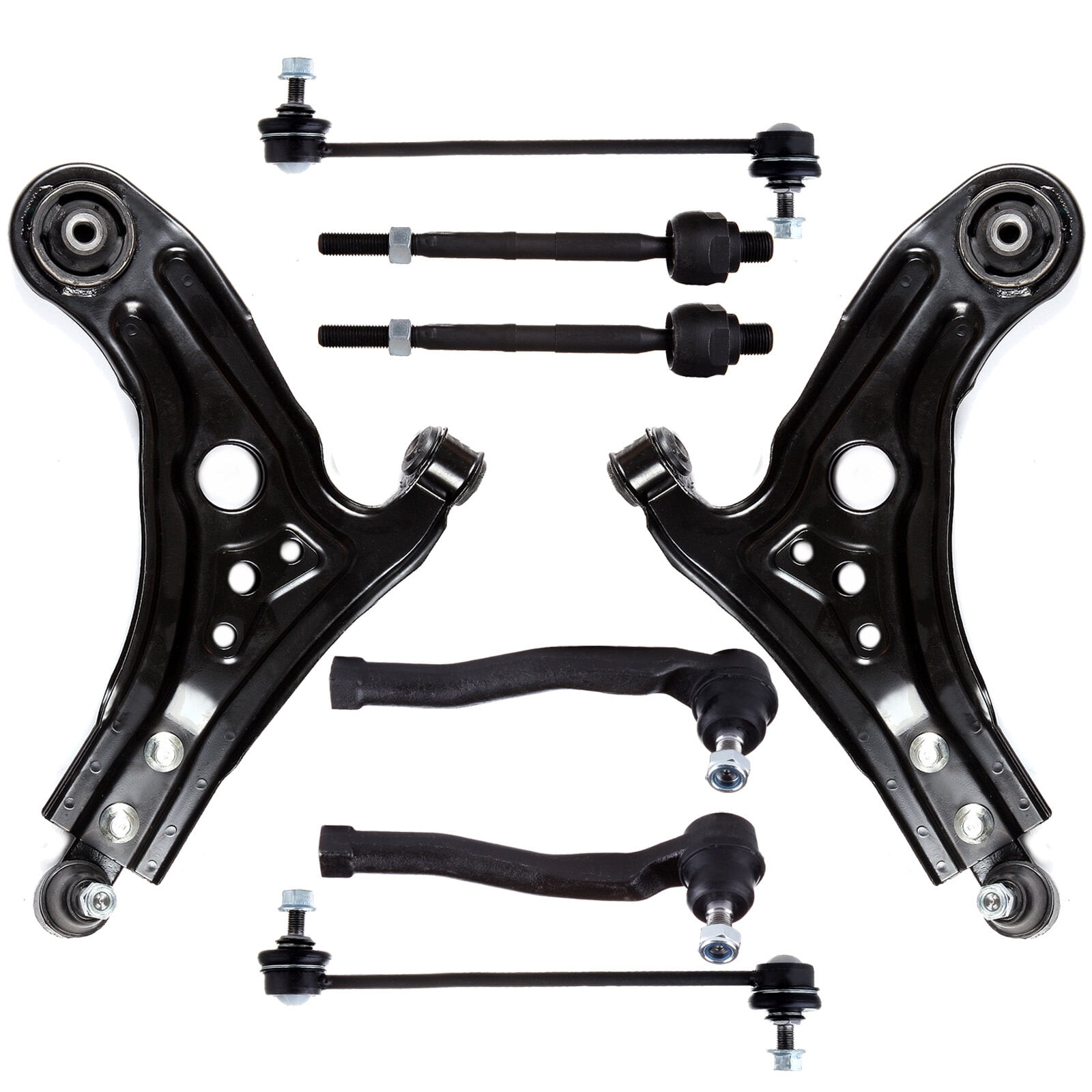 ECCPP - 8PCS Front Lower Control Arm w/Ball Joints + Sway Bar Links ...