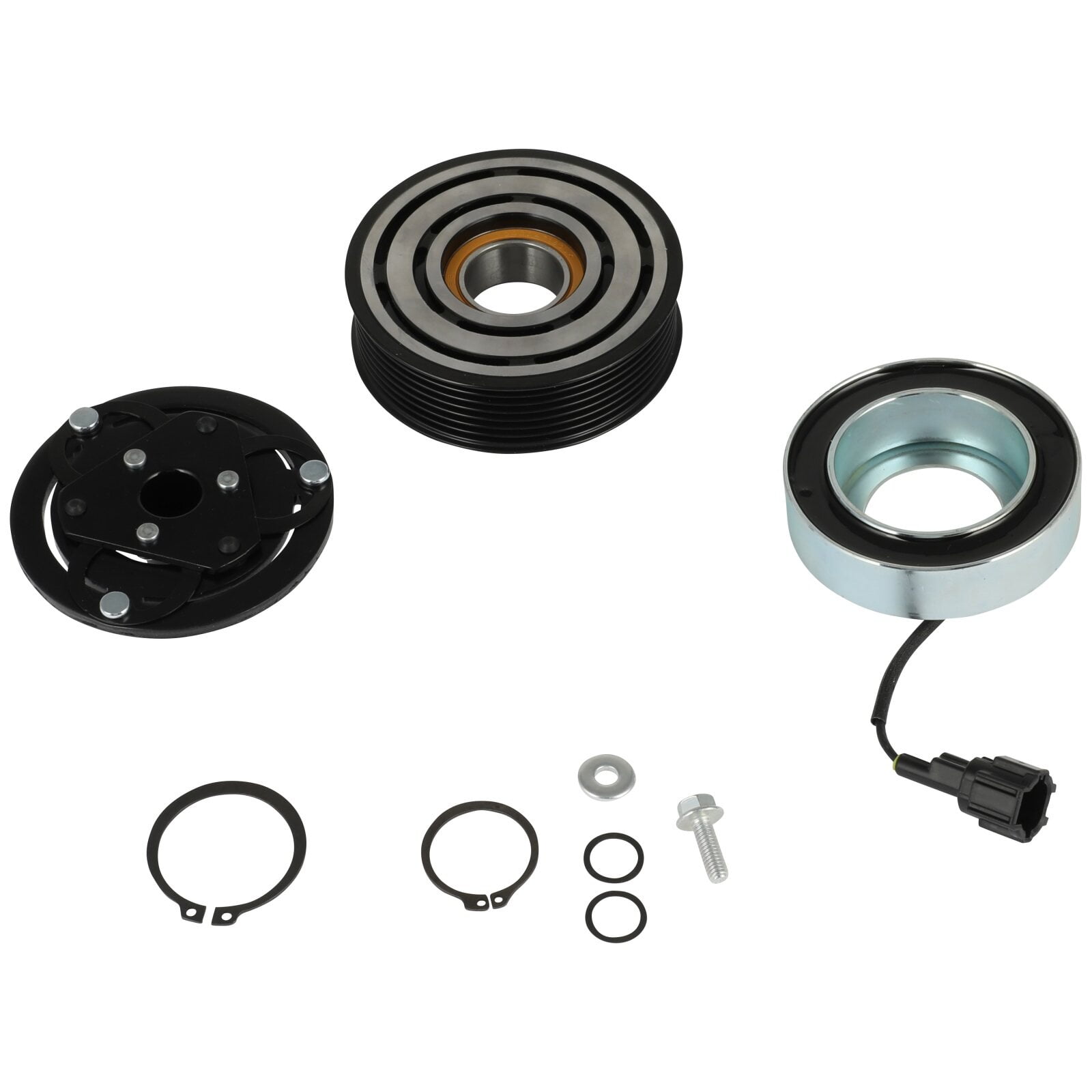 ECCPP A/C Compressor with Clutch 2012-2017 Fit for Nissan Versa 1.6L CO ...