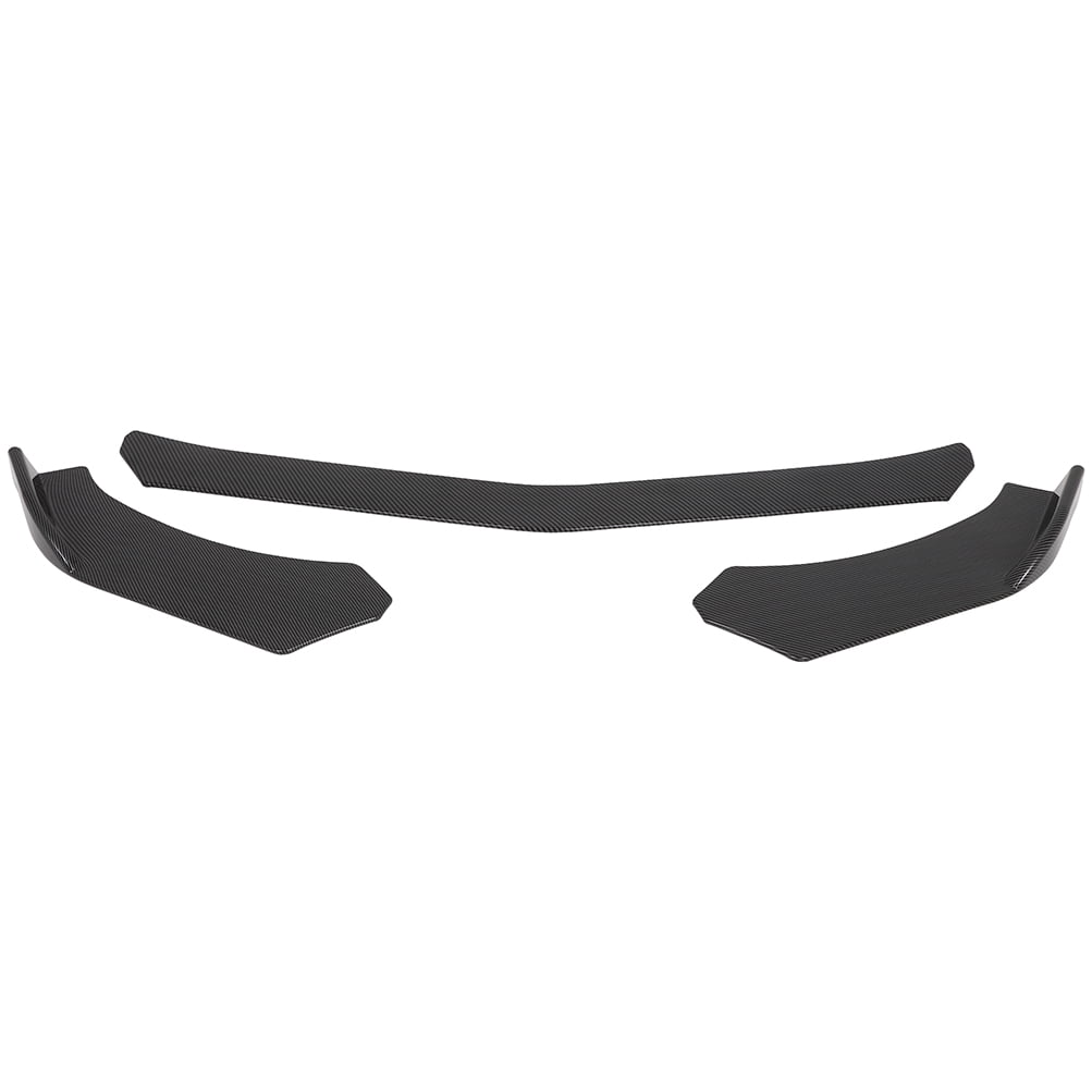 ECCPP Adjustable Front Bumper Lip PP Universal Front Lip Spoiler Glossy ...