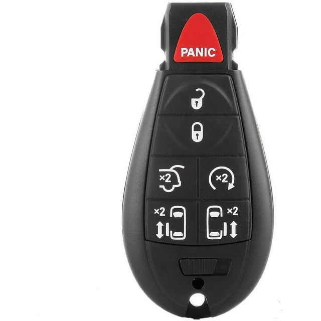 Eccpp Automotive Push 7 Button Keys Uncut 433mhz Keyless Entry Remote