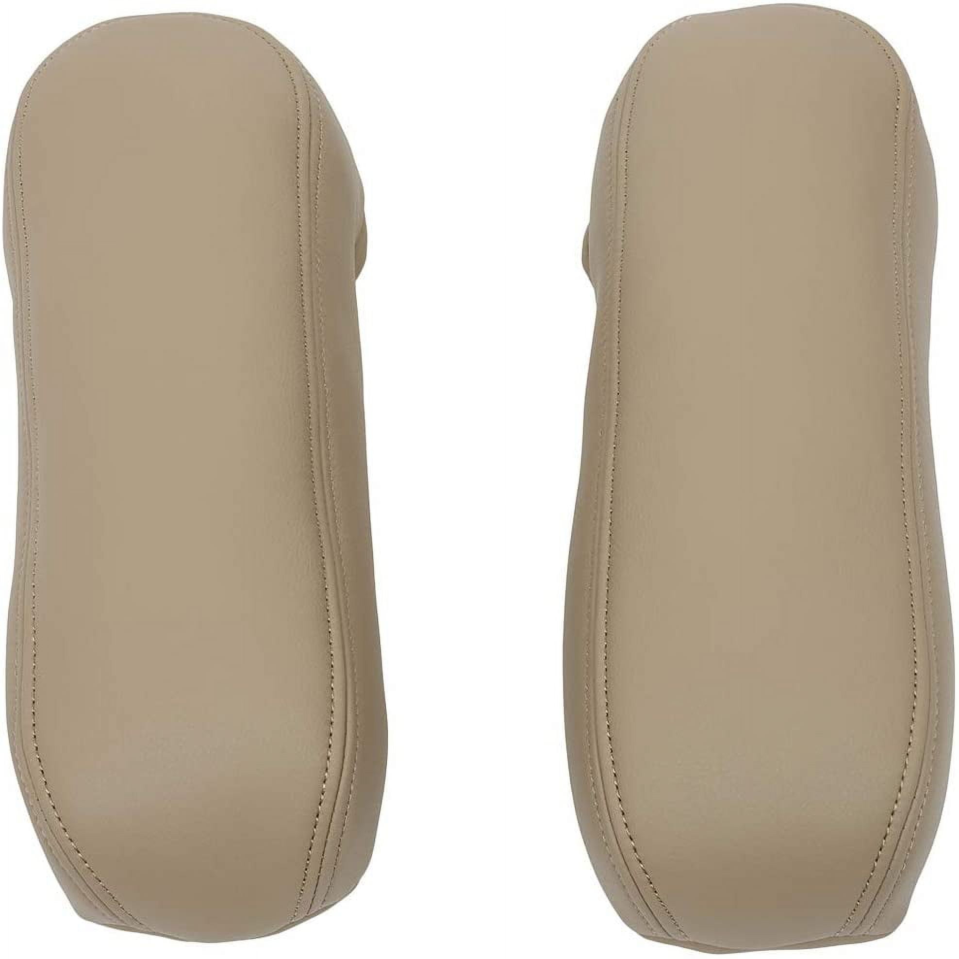 ECCPP Beige Leather Armrest Arm Rest Cover Upholstery fit for Ford F250 ...