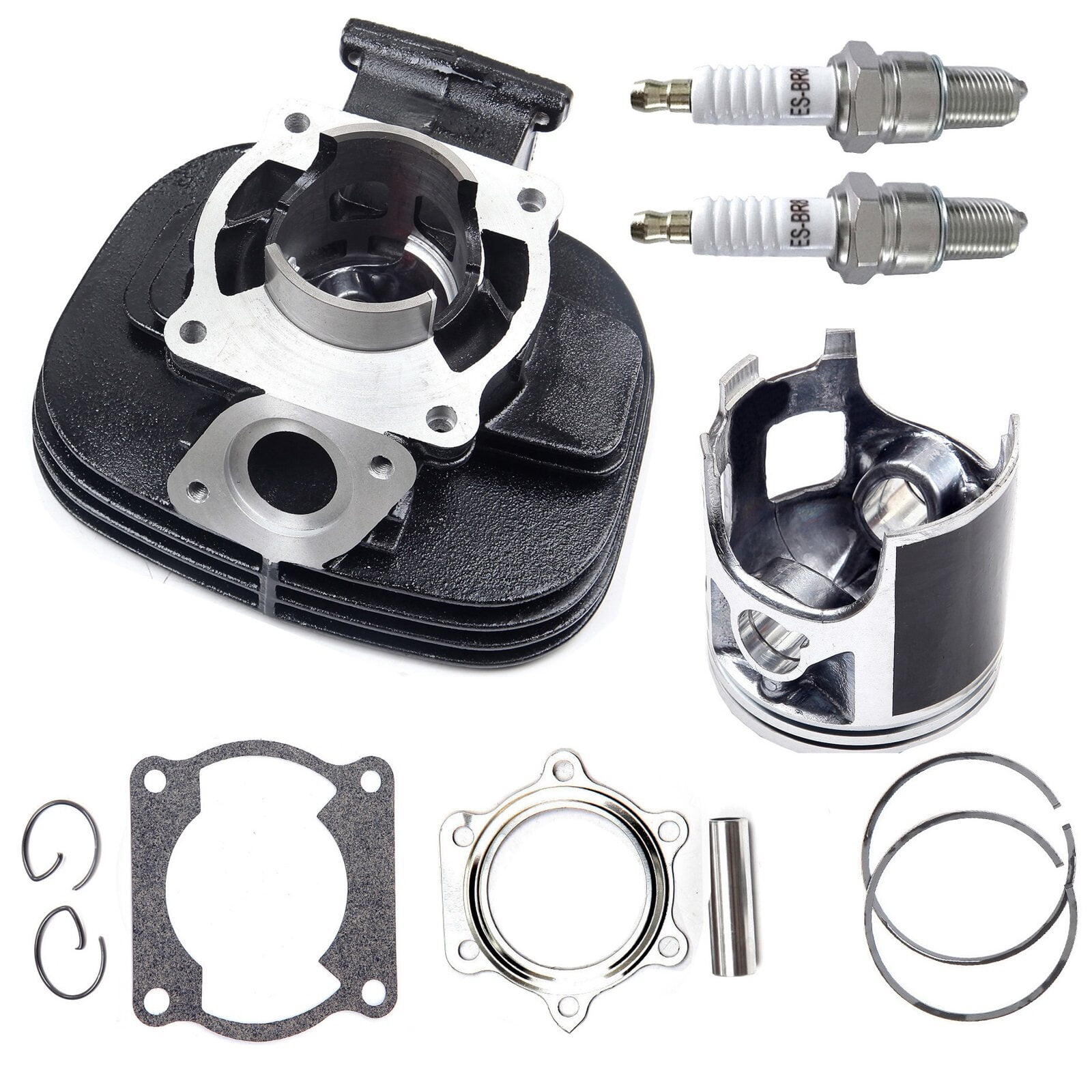 ECCPP Big Bore Cylinder Piston Ring Gasket Kit with Spark Plug for 1988 ...