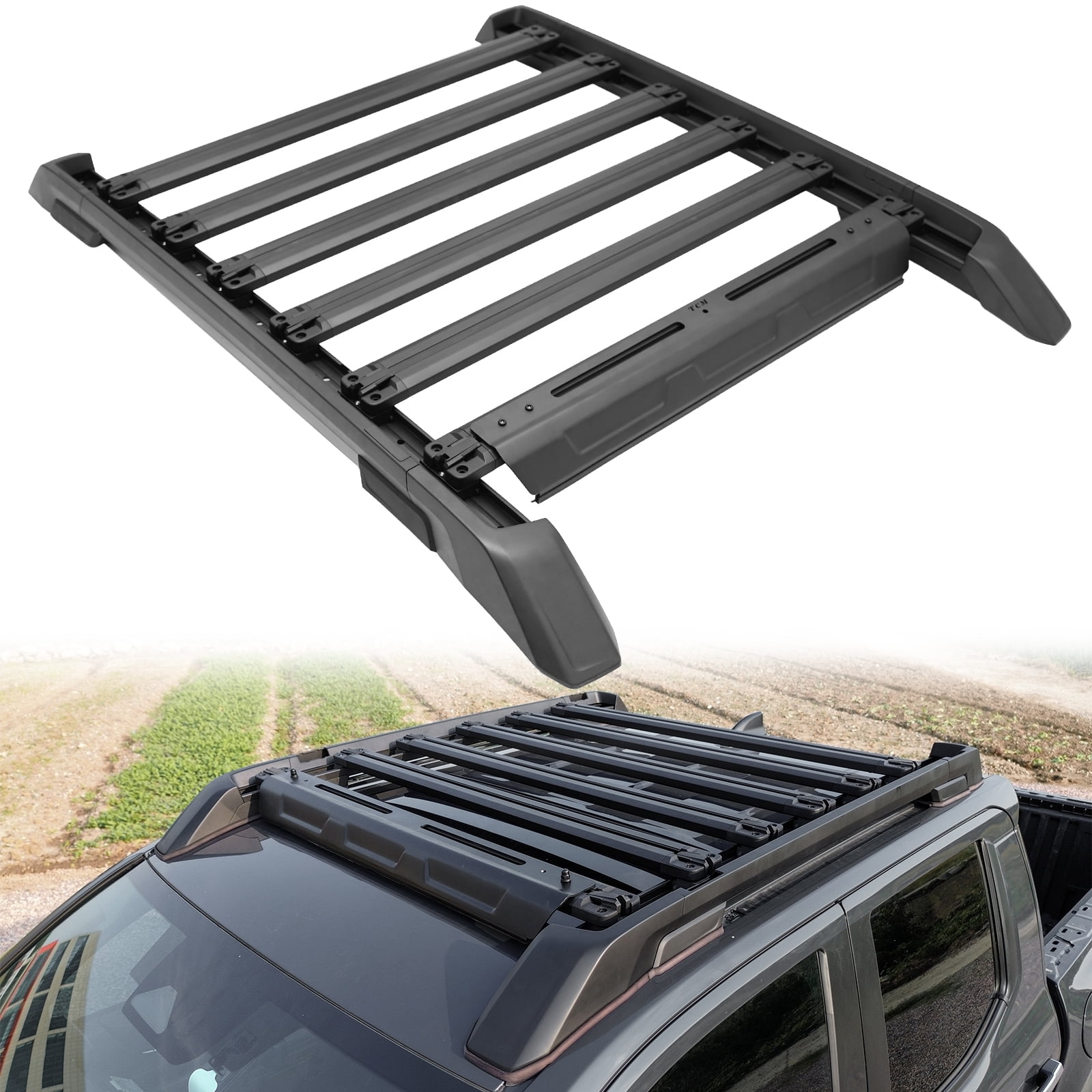 ECCPP Black Car Roof Platform Fit For Toyota Tacoma 2024-2025 Roof Rack ...