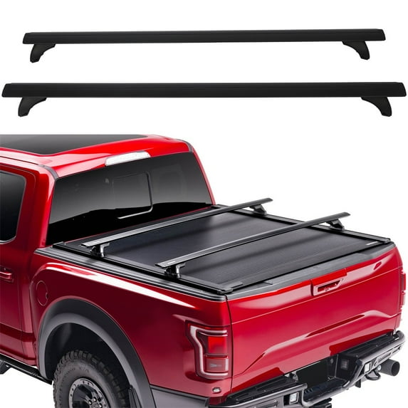 ECCPP Black Roof Rack Cross Bar Luggage Cargo Carrier Rails Fits ...
