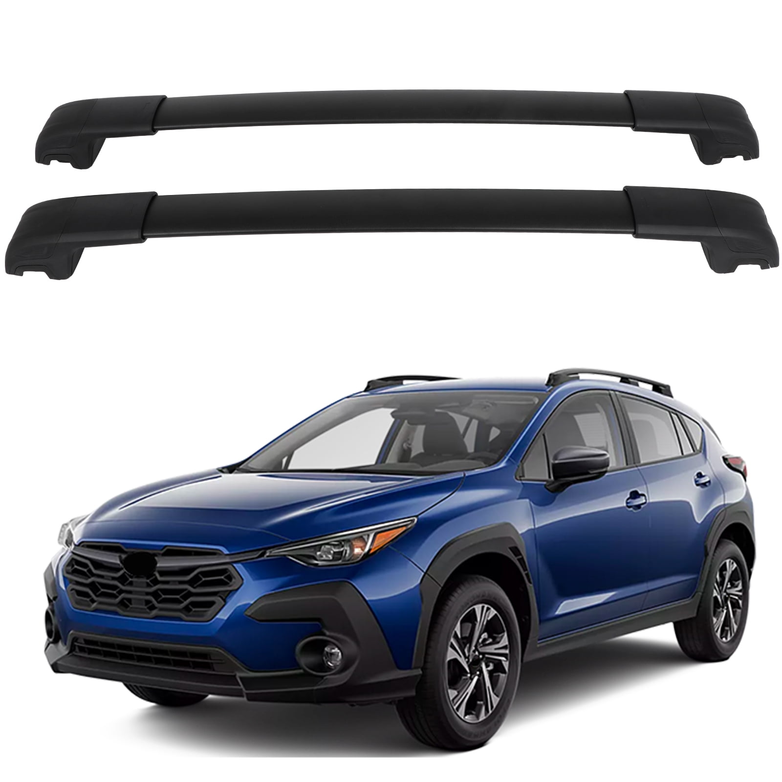ECCPP Black Roof Rack Cross Bars Fits 2024 For Subaru Crosstrek Side ...