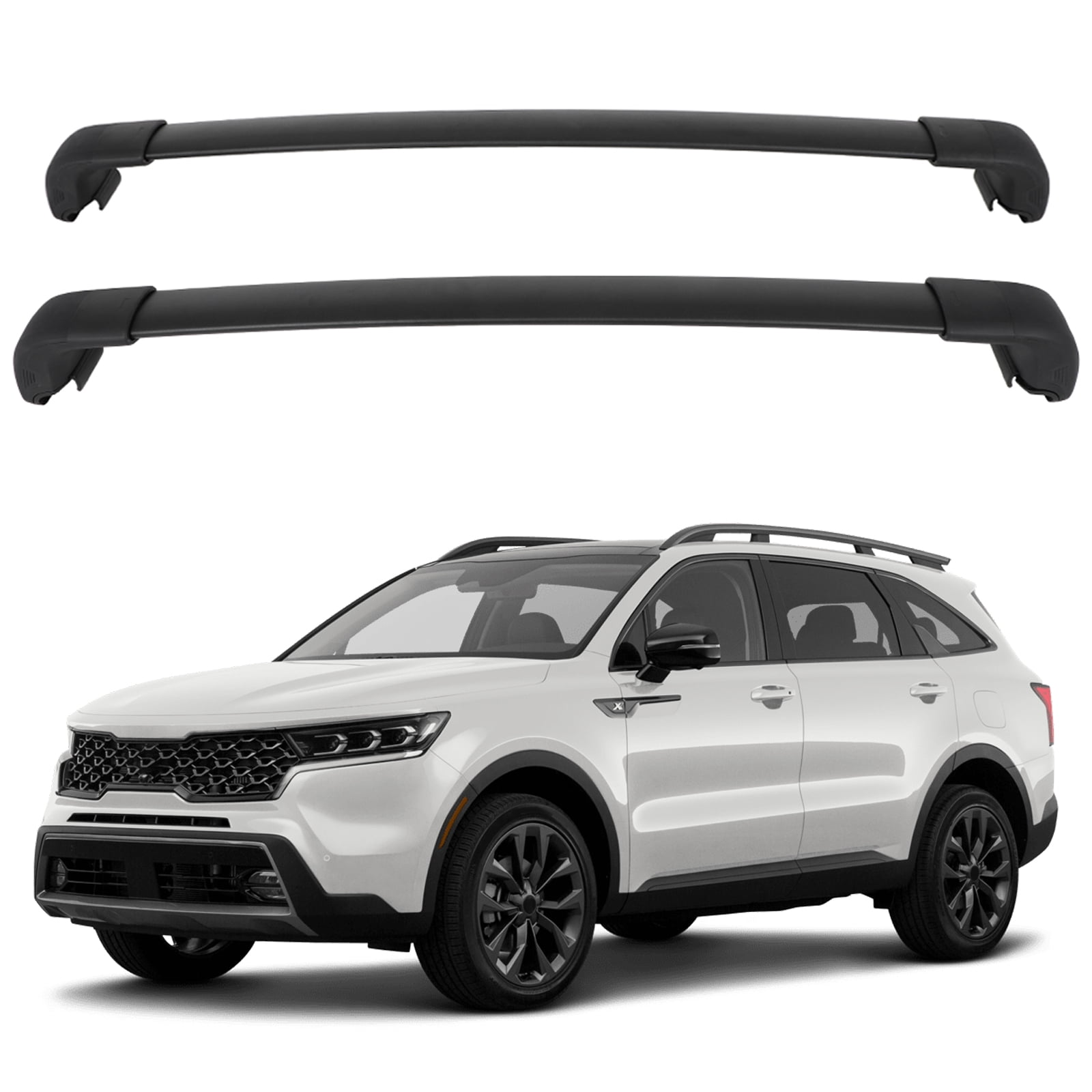 ECCPP Black Roof Rack Cross Bars Fits For Kia For Sorento 2021-2024 ...