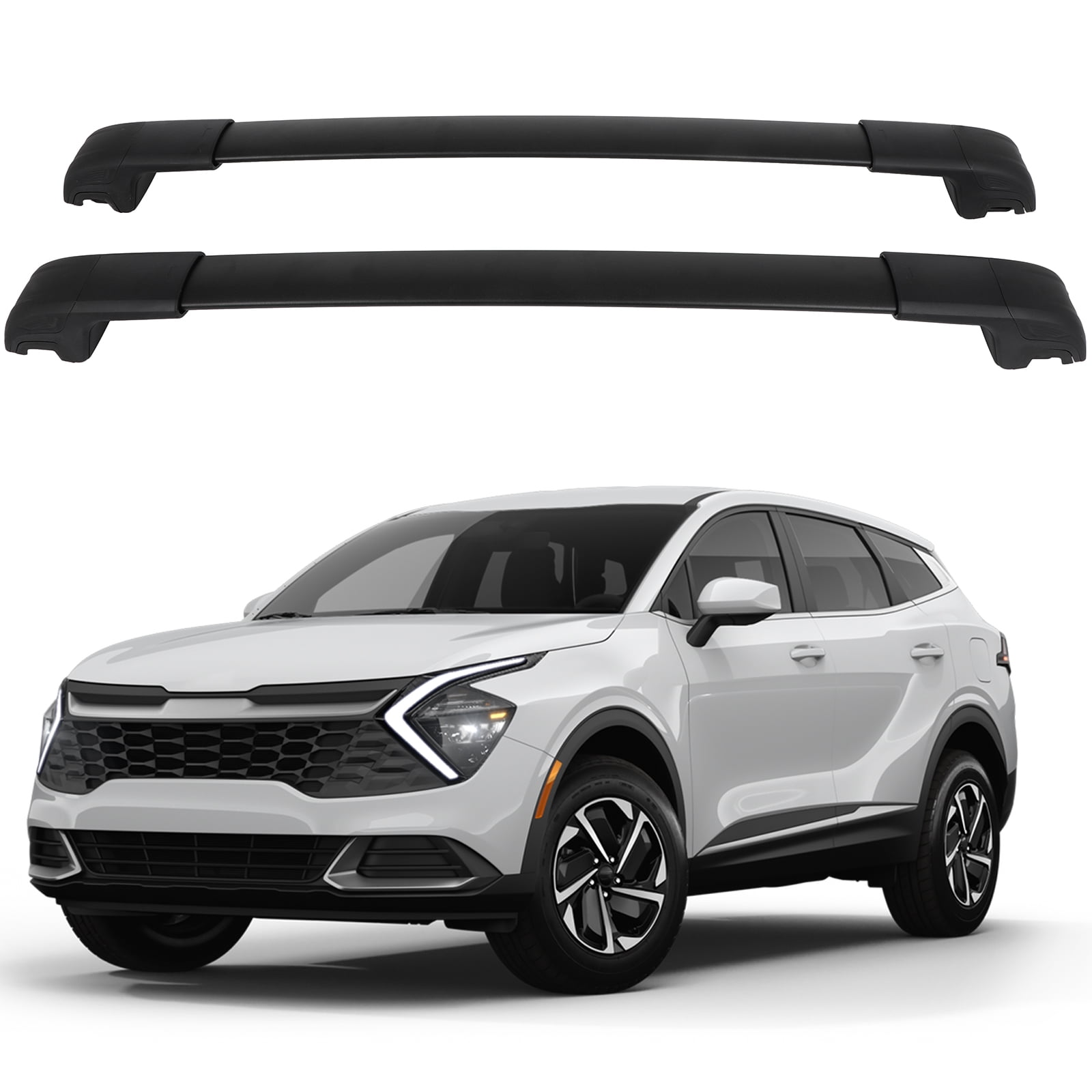 ECCPP Black Roof Rack Cross Bars Fits For Kia For Sportage 2023-2024 ...