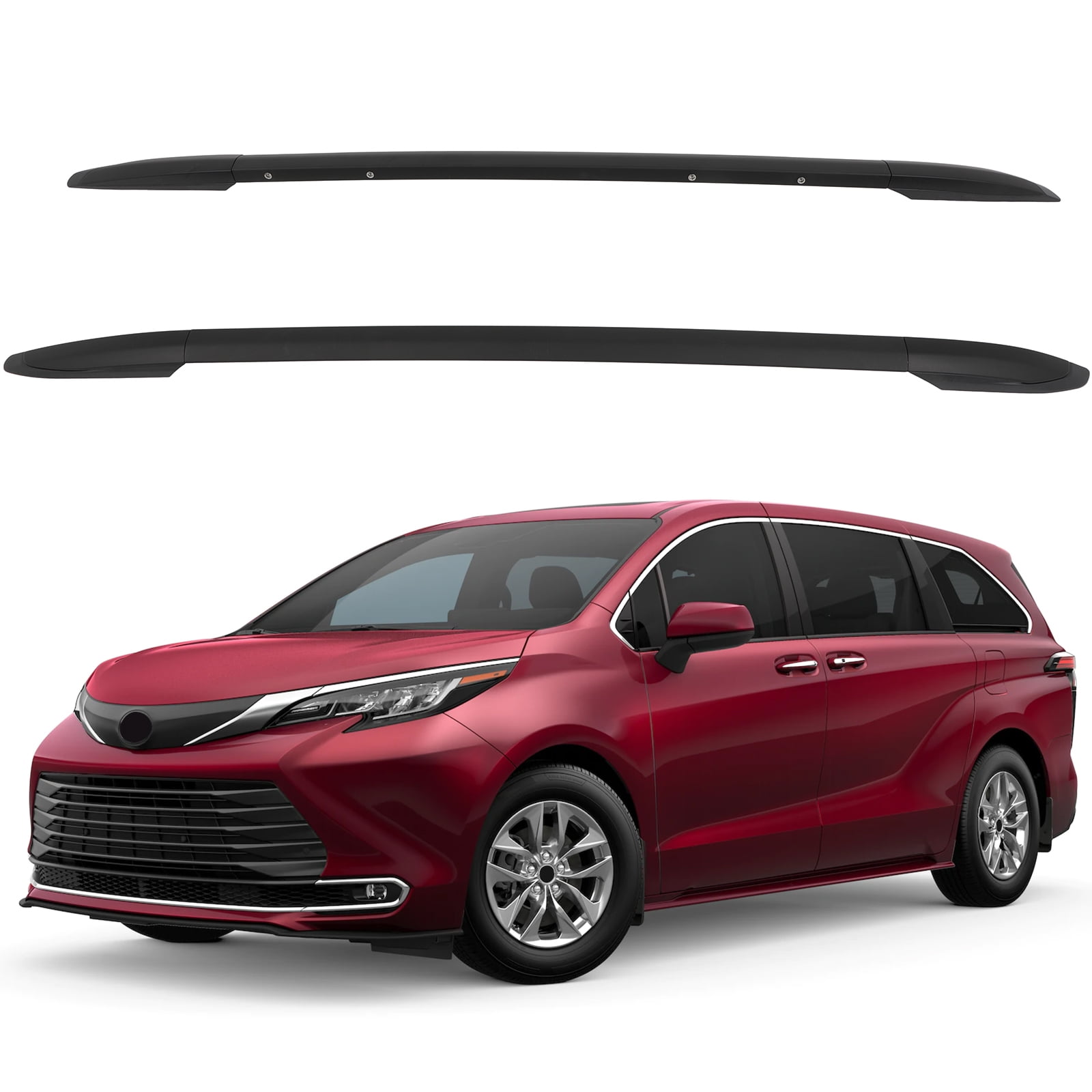 ECCPP Black Roof Rack Side Rails Fits For Toyota For Sienna 2022-2023 ...